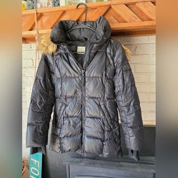 S13 | Jackets & Coats | S3 New York Girls Size 12 Black Down Jacket ...